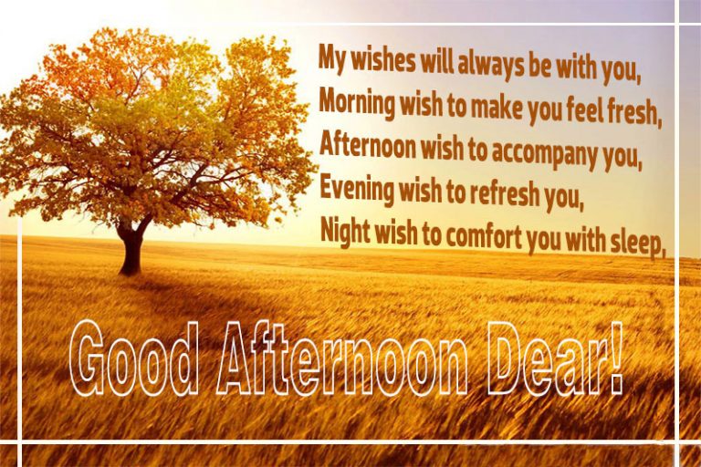 150 Best Good Afternoon Messages - Sweetest Messages
