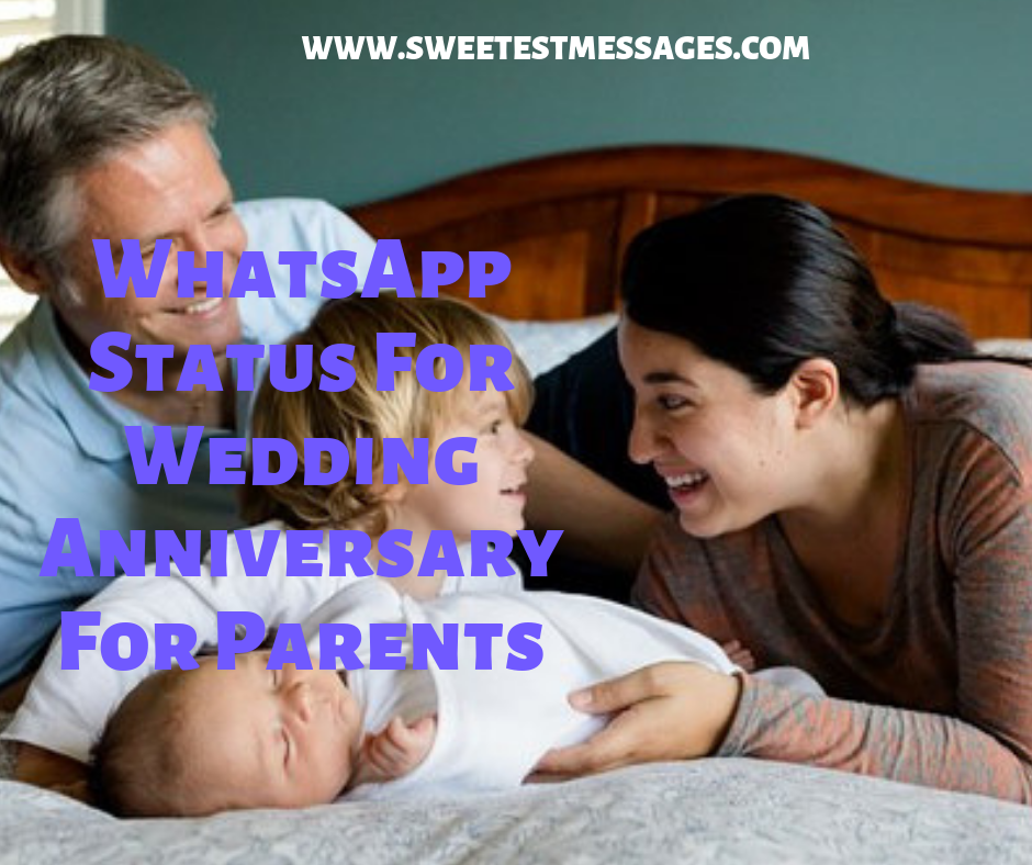 51 WhatsApp Status For Wedding Anniversary For Parents Sweetest Messages