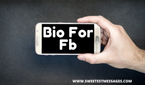 Facebook Profile Bio Ideas: 140+ Bio For Fb - Sweetest Messages